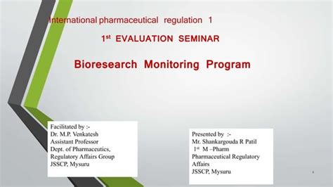 Bioresearch Monitoring Program Pptx
