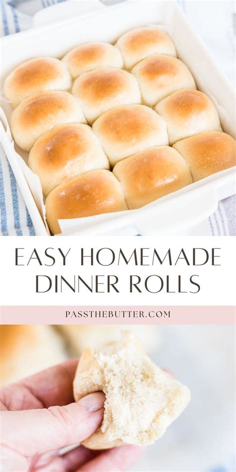 Easy Homemade Dinner Rolls Best Homemade Rolls Recipe Quick Yeast