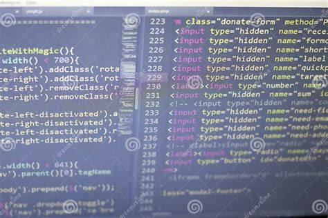Javascript Front End Code Computer Programming Source Code Abstract