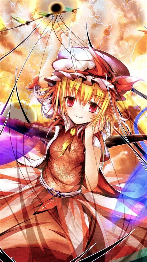 Anime Touhou Flandre Scarlet 720x1280 Phone Hd Wallpaper