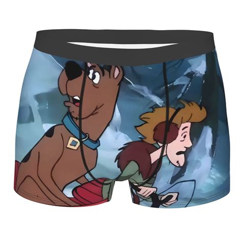 Saiise Scooby Doo N Mens Underwear Boxer Briefs Cotton Trunks Short