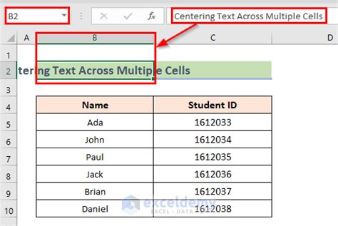 How To Center Text In A Cell In Excel 3 Easy Methods