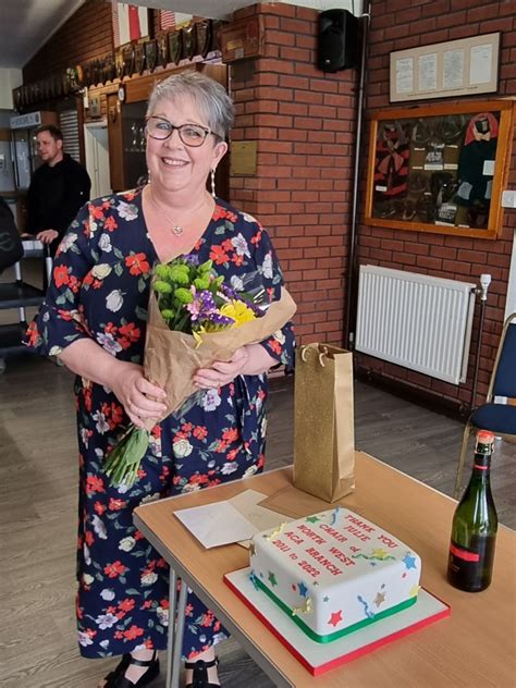 A Huge Congratulations To Julie Vickerman After 11 Years As North West Aca Chair Julie Is