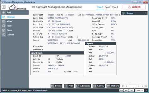 Contract Finalisation