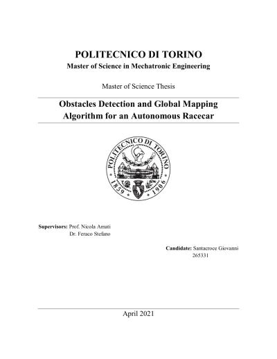 The Mapping Algorithm Description The Mapping And The Perception Algorithm