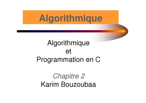 Solution Algorithmique Cours With Exercices 2 Studypool