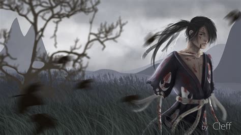 Dororo Hd Wallpaper Hyakkimaru In The Misty Shadows Anime Epic Scene