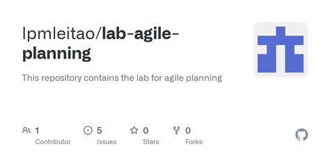 GitHub Lpmleitao Lab Agile Planning This Repository Contains The Lab For Agile Planning