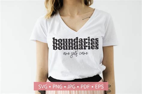 Boundaries Svg Bundle Self Love Svg Mental Health Svg Self Care Svg