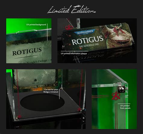 Limited Edition Display Case For Warhammer® 40000 Rotigus — Wicked Brick
