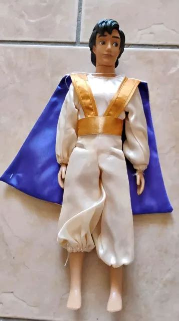 Rare Disney Store Aladdin Prince Ali Doll No Shoes £1000 Picclick Uk