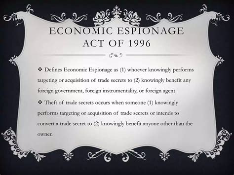 Economic Espionage Pptx