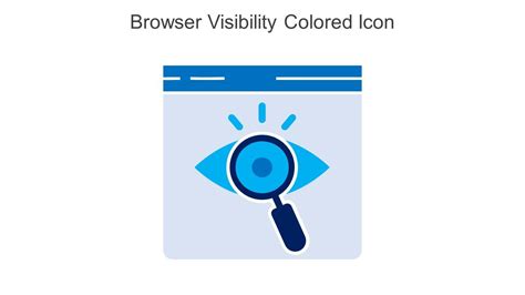 Browser Visibility Colored Icon In Powerpoint Pptx Png And Editable Eps Format PPT PowerPoint