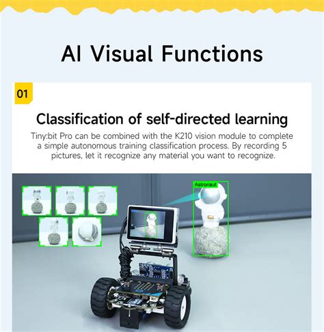 Yahboom Tinybit Pro Ai Visual Robot Car With K210 Visual Module