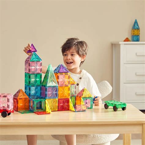 Plastic 88 Piece Magnetic Building Block Tiles Set At Best Price In Chennai