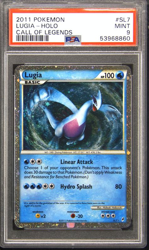 Lugia 2011 Call Of Legends Sl7 Shiny Rare Price Guide Sports Card