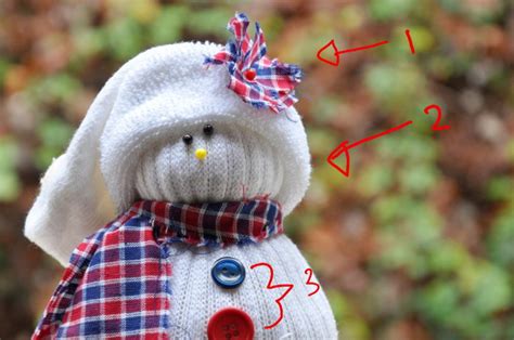 27 gambar boneka salju dari kaos kaki paling trend