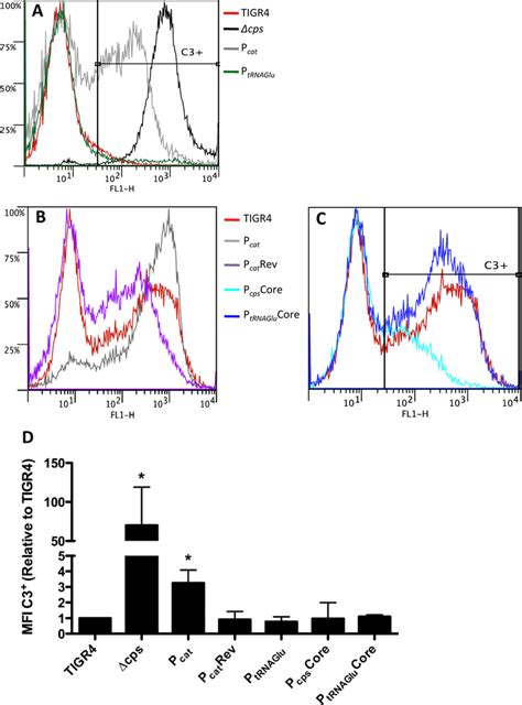 Complement C3 Deposition On Cps Promoter Mutant Strains Of S Download Scientific Diagram