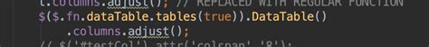 Column Width Is Not Auto Adjusting DataTables Forums