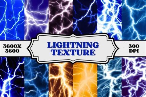 Lightning Texture Graphic By Ferraramedia · Creative Fabrica