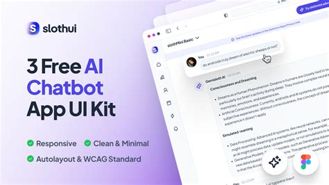 Free AI Chatbot App UI Kit Figma