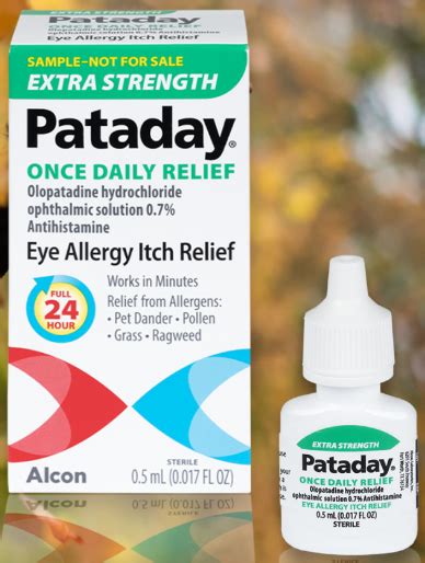 Pataday Extra Strength Eye Allergy Itch Relief Sample