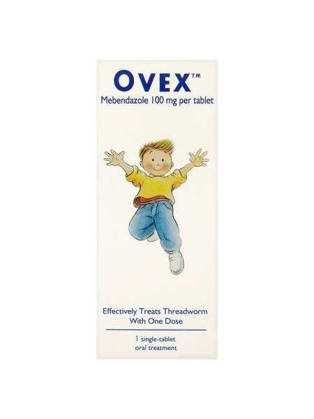 Ovex Single Tablet Treatment For Threadworms Meds At Home