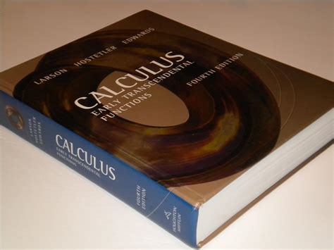 Calculus Early Transcendental Functions Larson Ron Hostetler