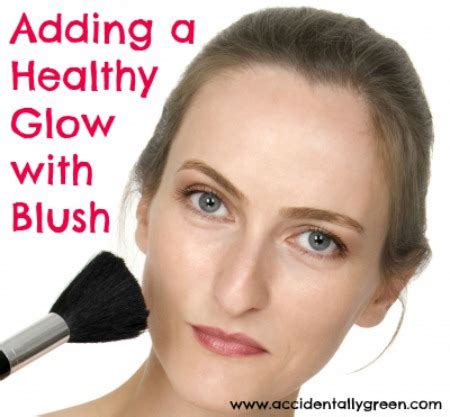 Adding A Healthy Glow With Blush Accidentally Green