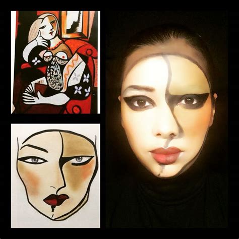 Picasso Inspired Makeup Pop Art Makeup Makeup Theatrical Makeup