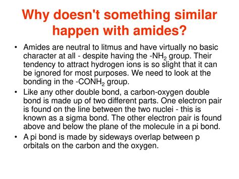 The Lack Of Base Character In Amides Ppt Download