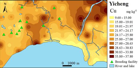 Filled Contour Map Generated By Inverse Distanceweighted Interpolation