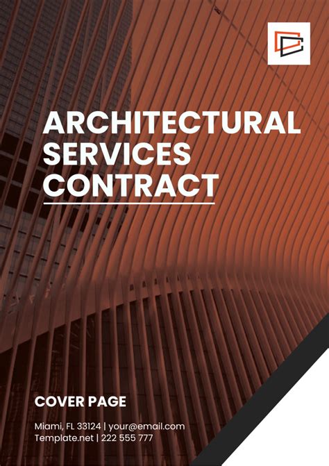 Free Architectural Services Contract Template To Edit Online