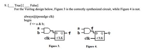 solved 9 true ][ for the verilog design below figure 3 is
