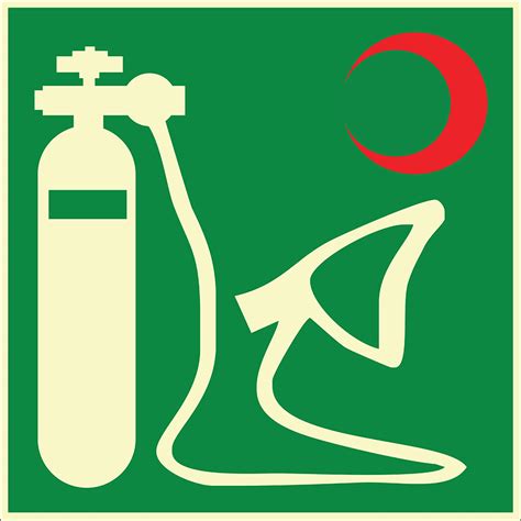 Phosphorous Oxygen Resuscitator Sign Board Signage Label