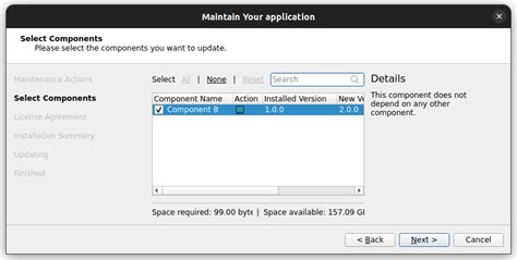 Updating Components Qt Installer Framework Documentation 4100
