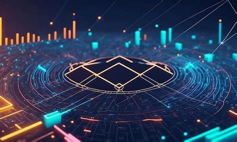 premium ai image technology digital data abstract background data