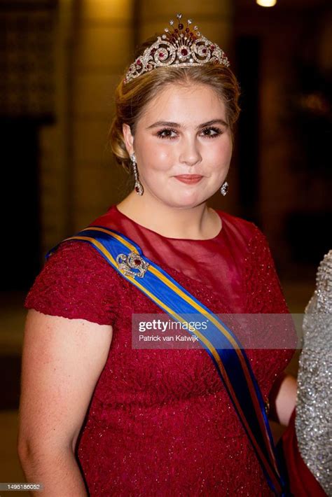 Princess Amalia Of The Netherlands Leaves Her Hotel For The Wedding