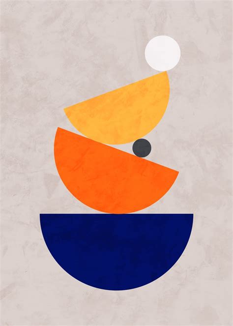 Geometric Abstract Shapes Poster By Uillianrius Displate