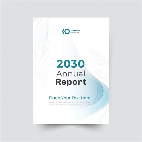 기업 간단한 책 표지 디자인 서식 파일 프리미엄 벡터