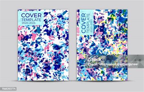 파스텔 페인팅 배경 표지 디자인 카드 웹 배너 포스터 템플릿 트렌디 한 질감 종이 아트 추상 벡터 일러스트 레이션 가리기에 대한 스톡 벡터 아트 및 기타 이미지 Istock