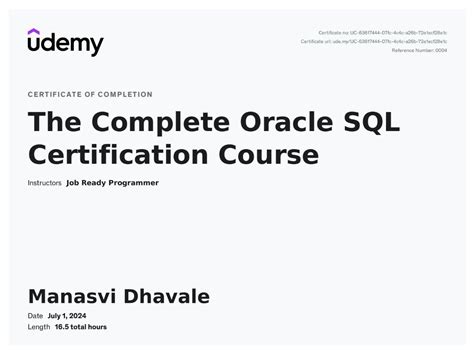 manasvi dhavale on linkedin oraclesql sqlcertification
