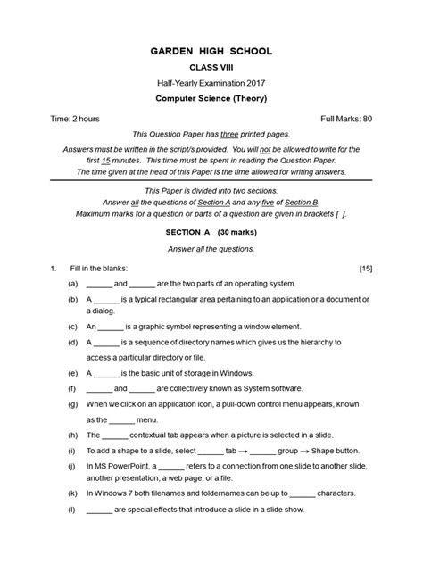 8 Computer Science Pdf Microsoft Power Point Computer File