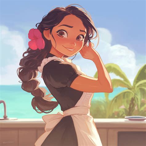 Maid Moana By Slavemaid99 On Deviantart