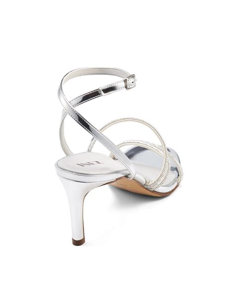 Sofia Silver Metallic With Crystals — Inez