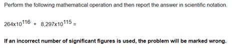 Solved Perform The Following Mathematical Operation And Then