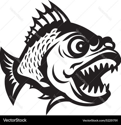 Menacing Predator Emblem Stylish Icon Royalty Free Vector