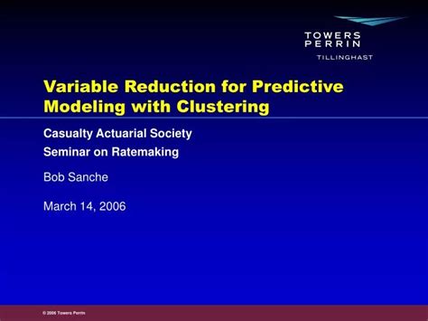 Ppt Variable Reduction For Predictive Modeling With Clustering Powerpoint Presentation Id
