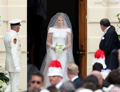 Charlène Wittstock Sublime Mariée Pour La Cérémonie Religieuse L