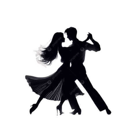 Silhouette Of Dancing Couple Vector Couple Dancing Couple Silhouette